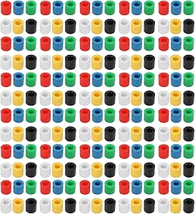 6 Colors 180 Pcs Breadboard Push Button Cover Set Round ABS Replacement ...