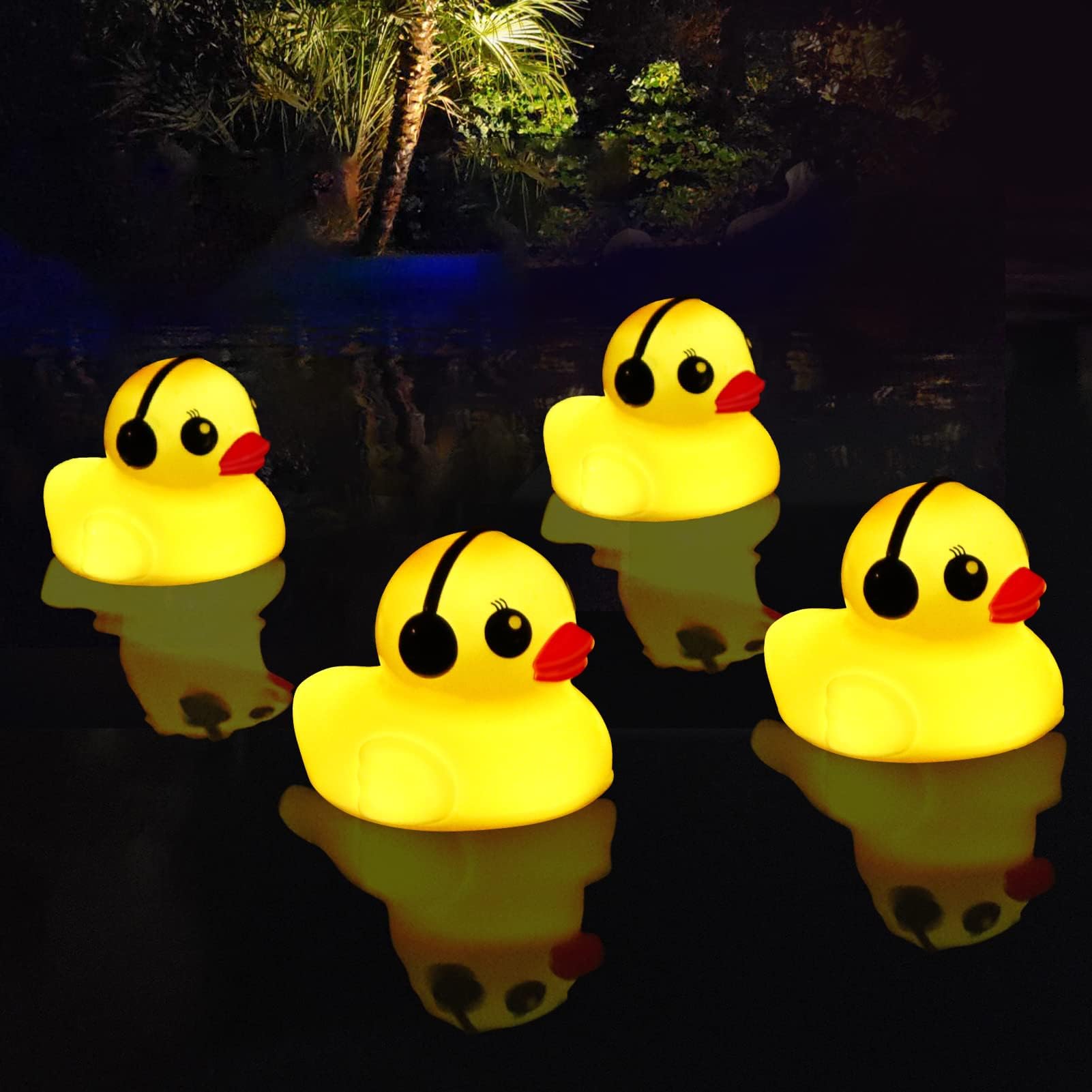 Amazon.com : Floating Pool Lights for Swimming Pool, 3 Inch LED Orb ...