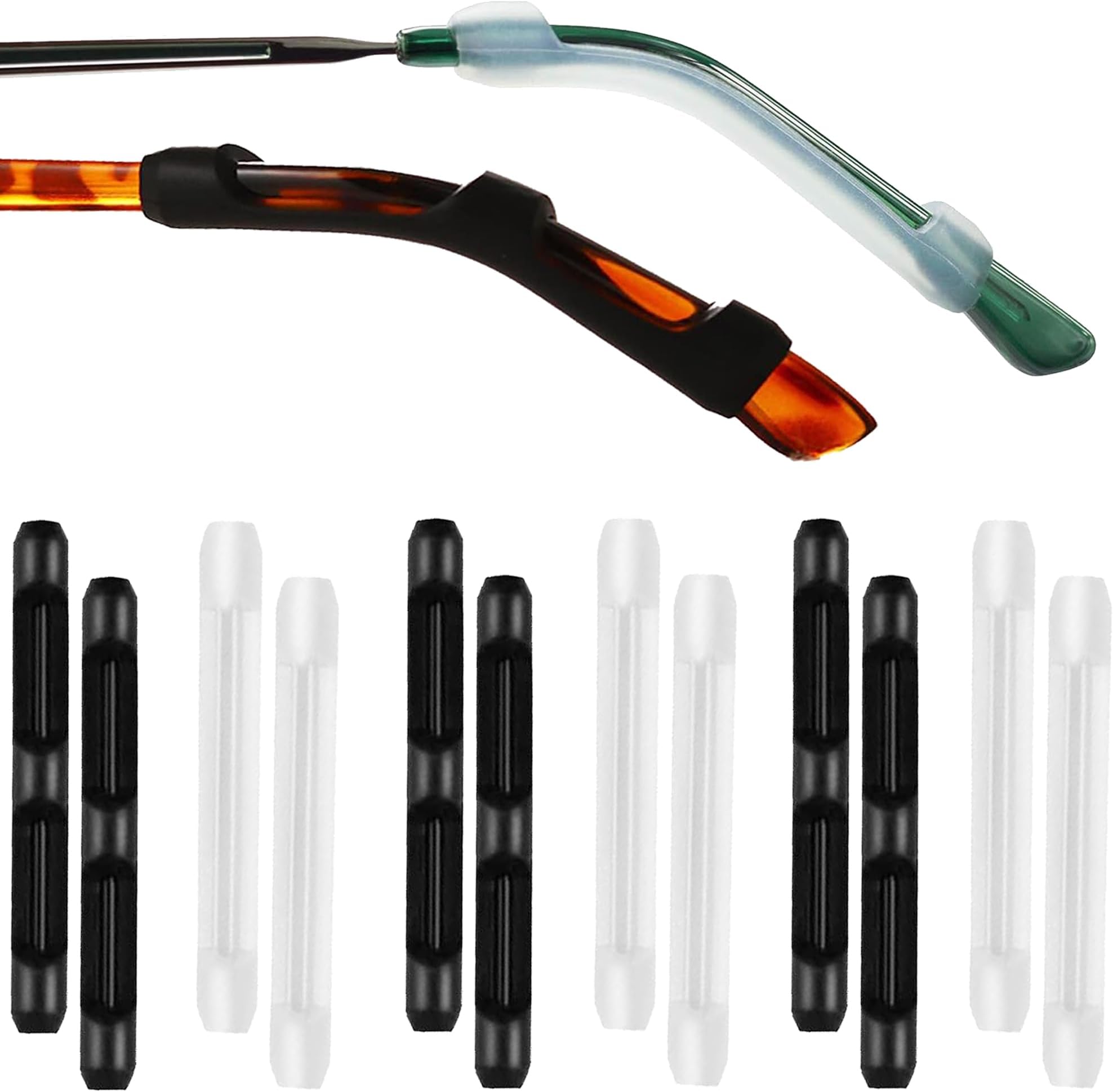 Amazon.com: 50 Pcs Eyeglasses Retainers Sets, 12 Pairs Anti-Slip ...