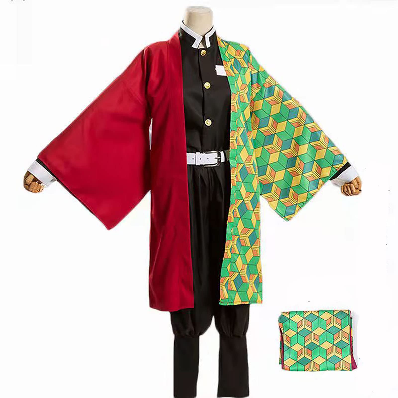 Buy Demon Slayer Cosplay Costume,Anime For Tomioka Giyuu Kimono Haori ...