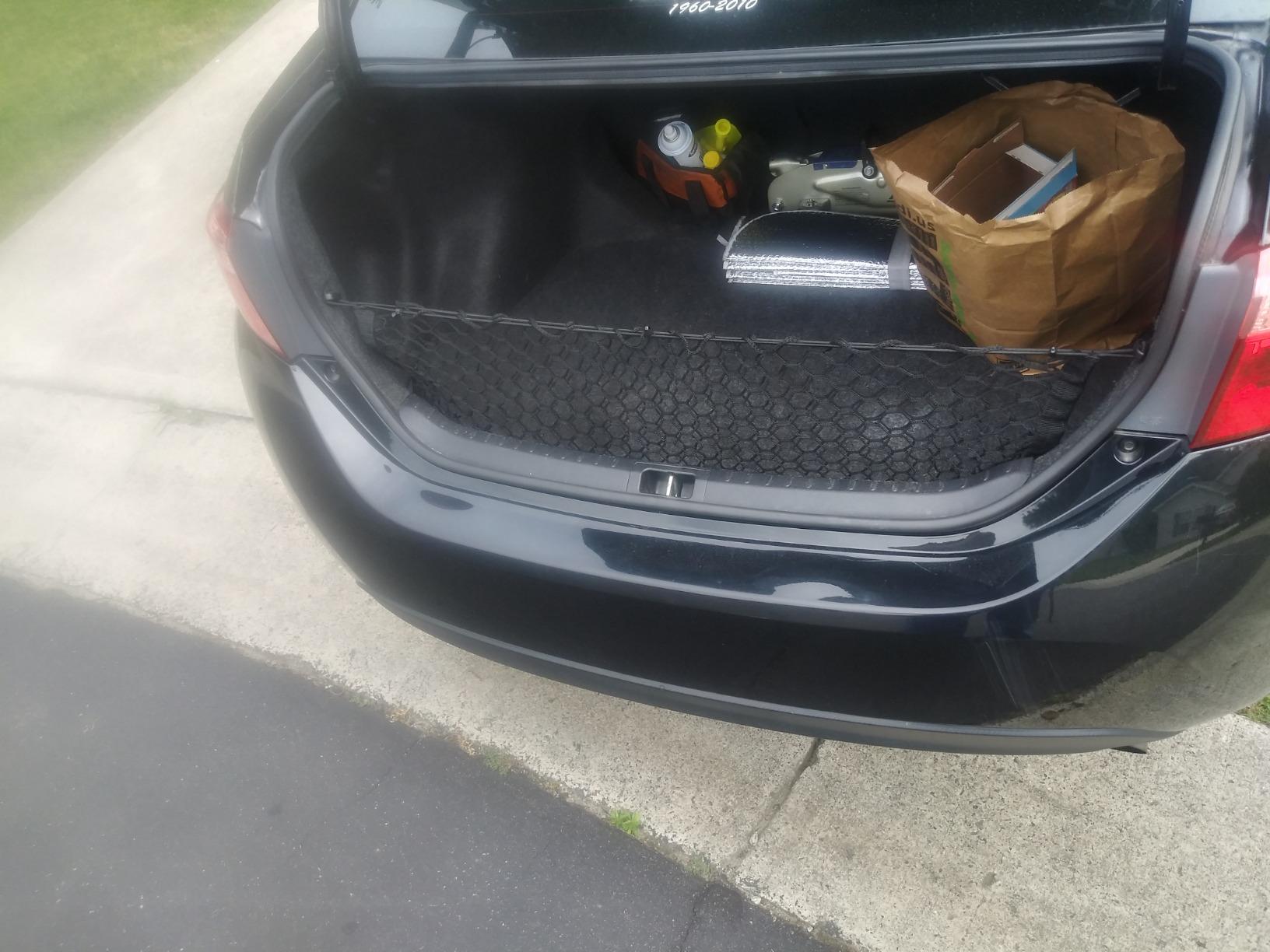 Amazon.com: Envelope Style Automotive Elastic Trunk Mesh Cargo Net for ...