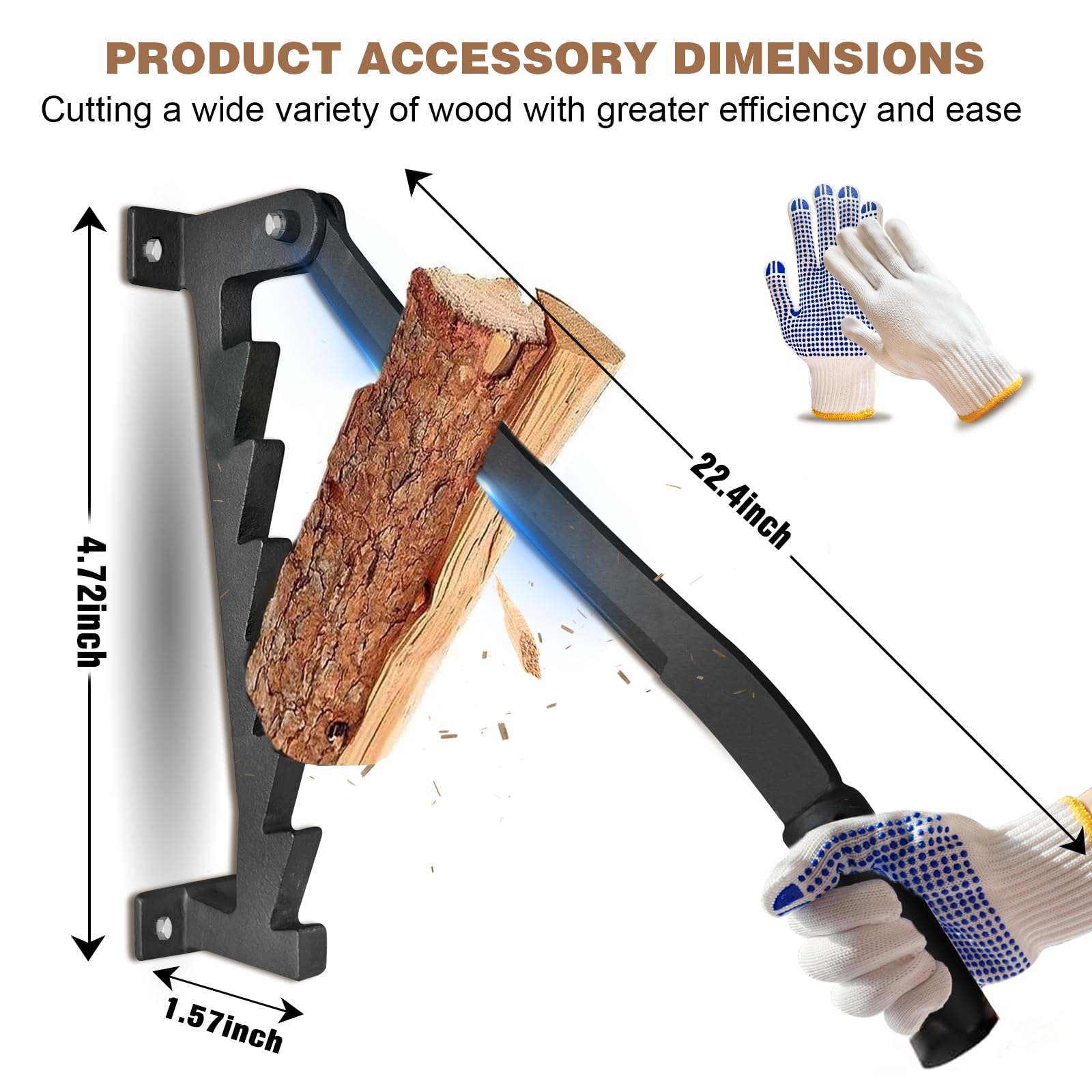 Wall Mounted Wood Splitter Wall Mounted Kindling Splitter - Heavy Duty ...