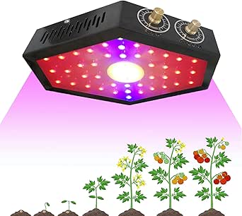 Amazon.com: PUNLIM Dimmable LED Grow Lights, Dual Chip Design Plant ...