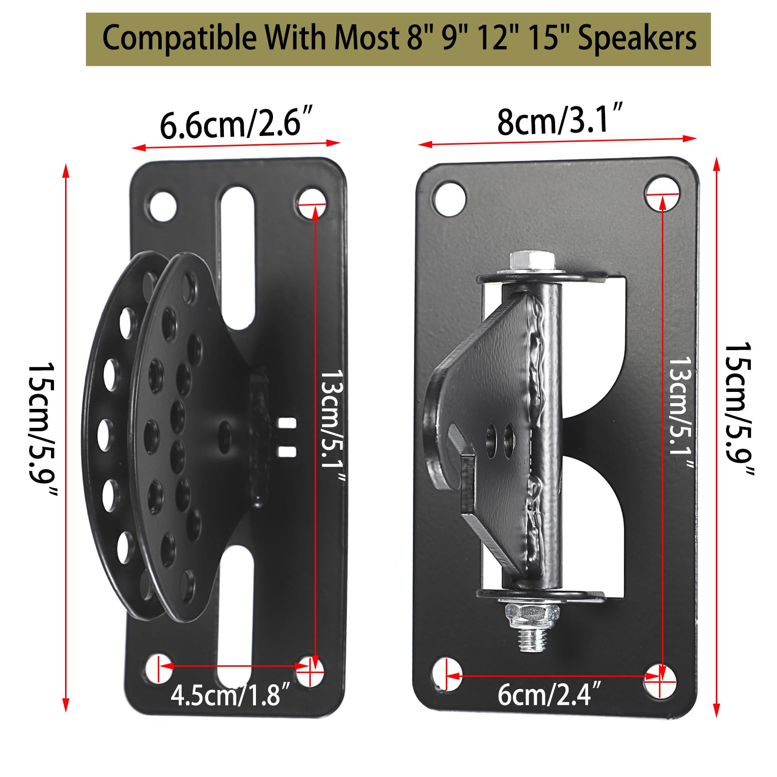 Surround Sound Brackets On Stage Speaker Wall Mount Bracket Pair Pair