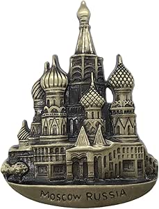 3D Moscow Russia Metal Refrigerator Magnet Travel Souvenirs Fridge ...