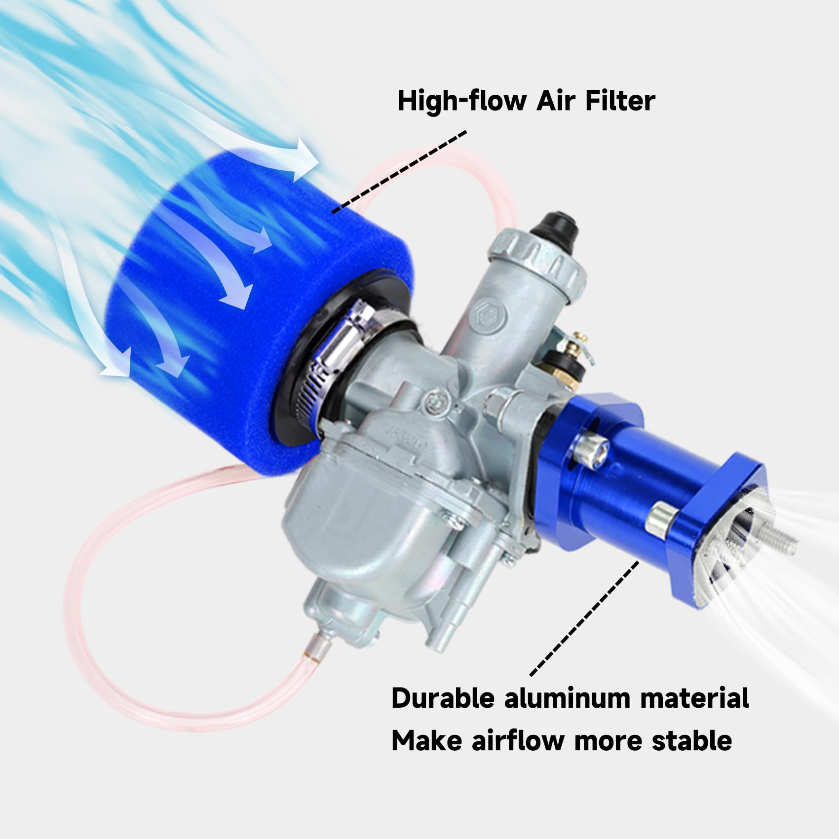 Snapklik.com : VM22 Racing Performance Carburetor Carb Mainfold Intake ...