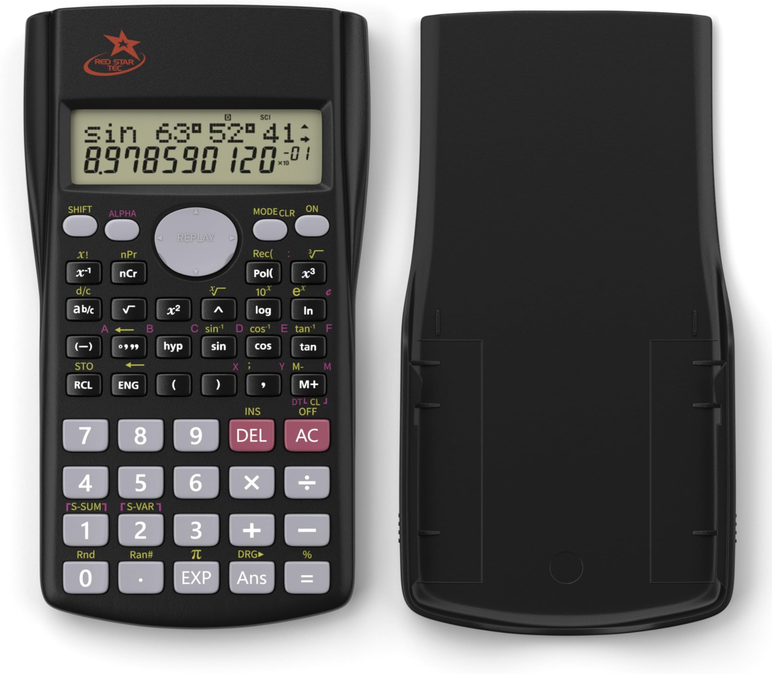 Amazon.com : SC 216 Non Graphing Scientific Calculator for School by ...