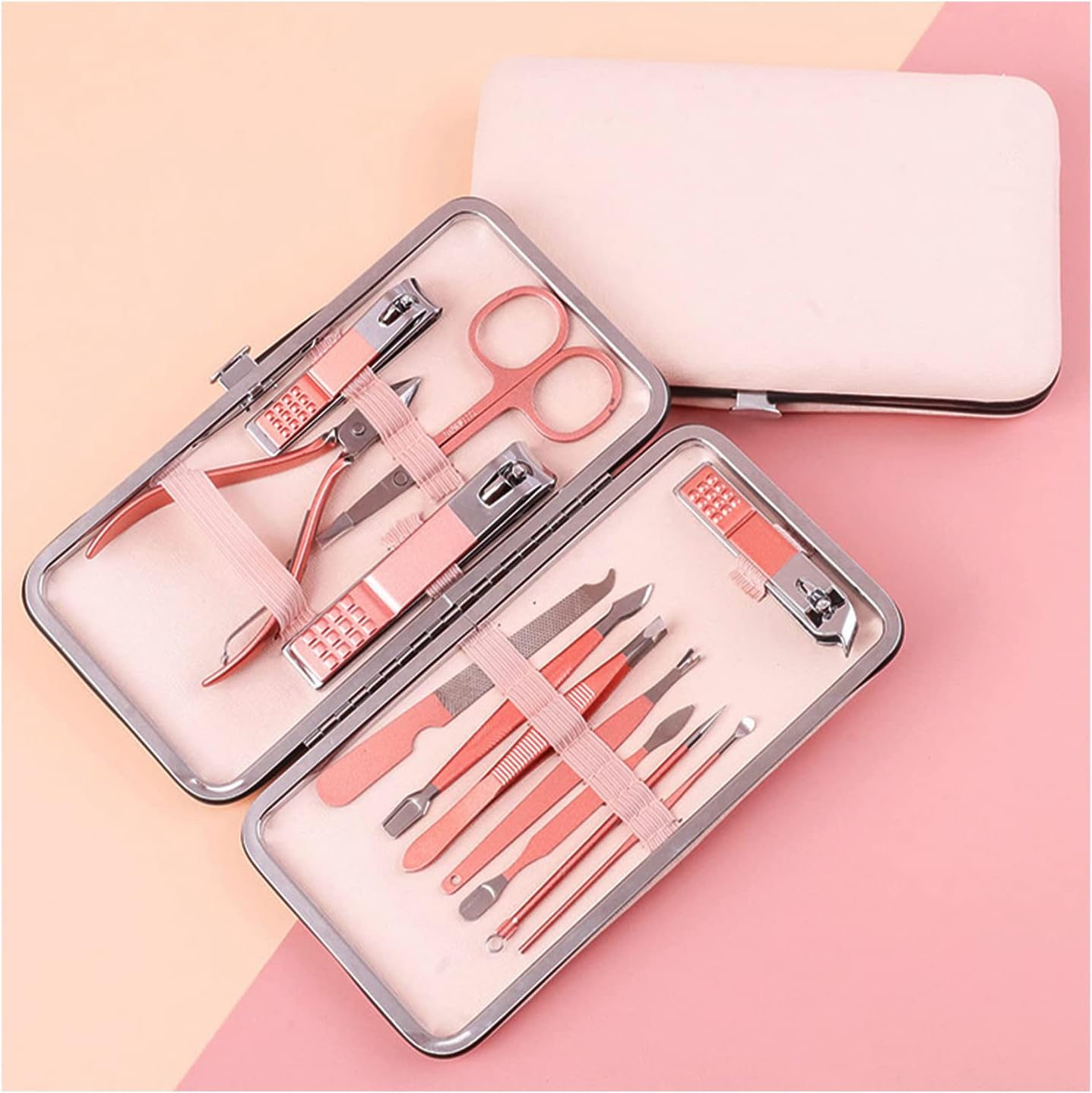 Amazon.com : Manicure Set-Stainless Steel Nail Care Set-Professional 7 ...