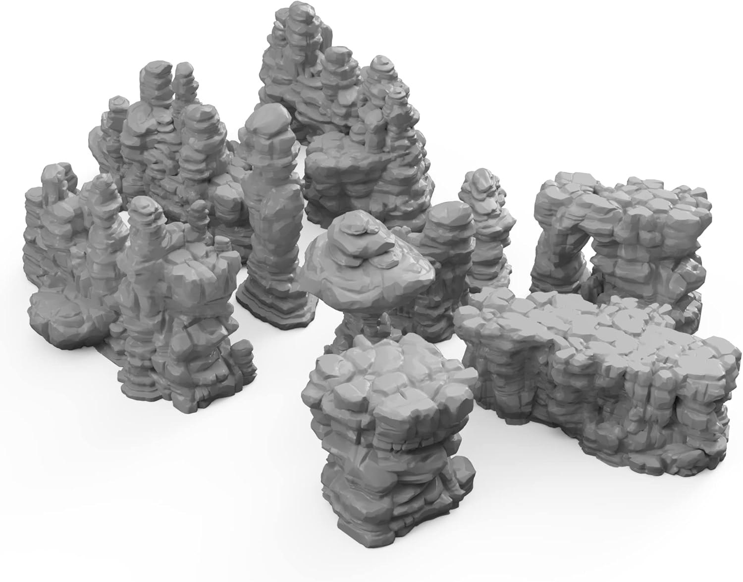 Amazon.com: Canyon Rocks Set DND Terrain for Dungeons and Dragons ...