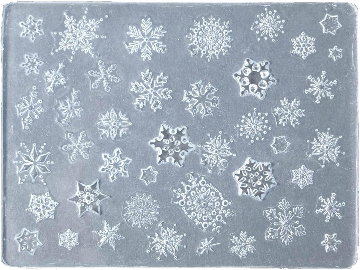 Amazon.com: Nail Art Silicone Mold Beautiful 3D Nail Embossed Stencils ...