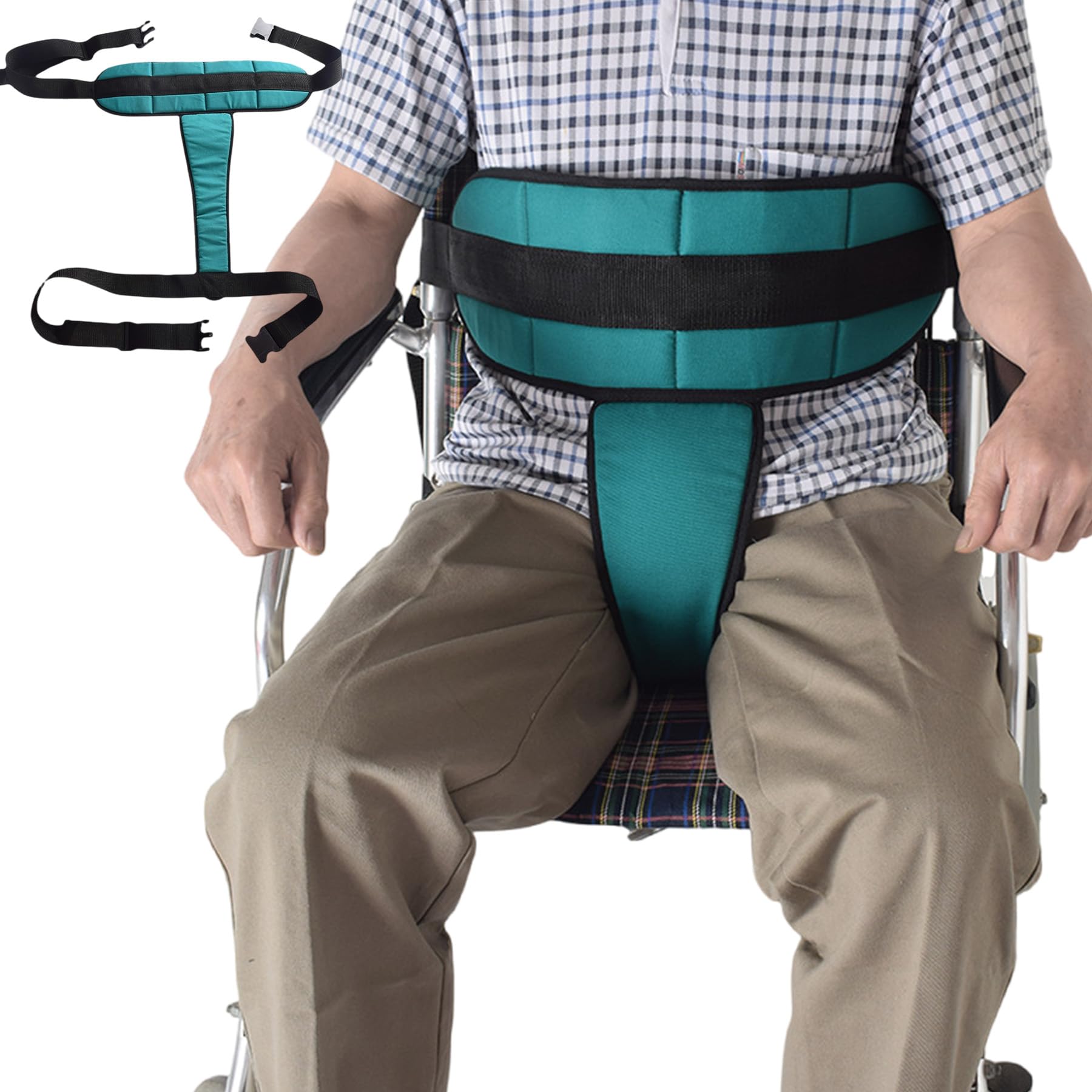 Amazon.com: AUSTYLCO Wheelchair Seat Belt and Safety Harness,Wheelchair ...