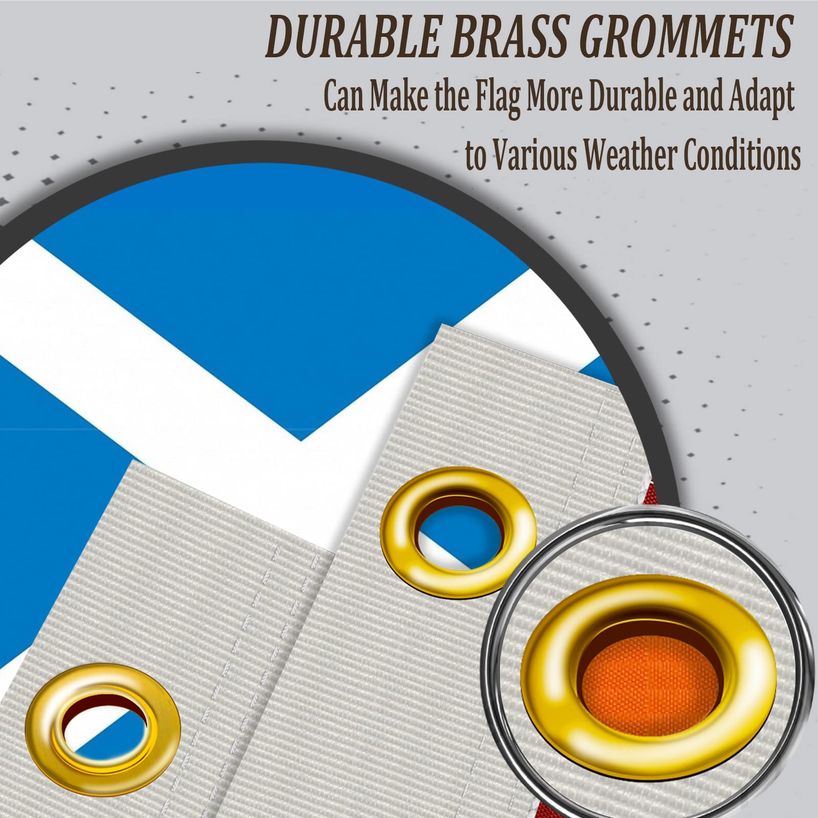 Snapklik.com : Scotland Flag 3x5 Outdoor Scottish Flags