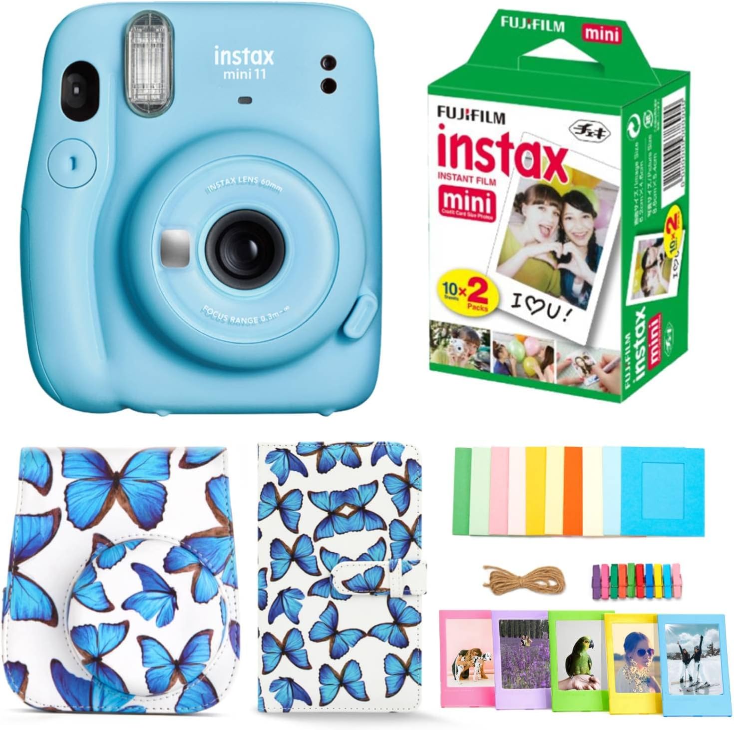 Amazon.com : Fujifilm instax Square Instant Film + Hanging Photo Frames ...