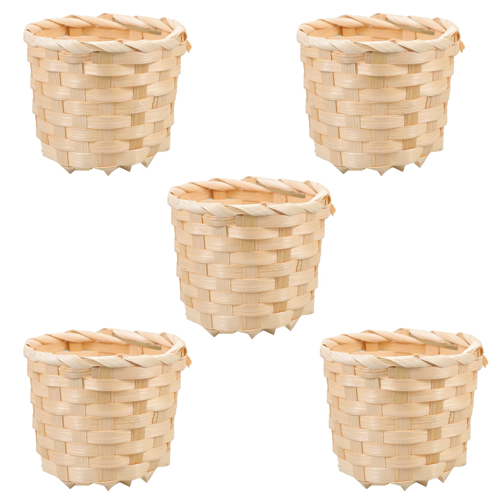 Amazon.com: DOITOOL 5PCS Mini Woven Baskets Without Handles for Party ...