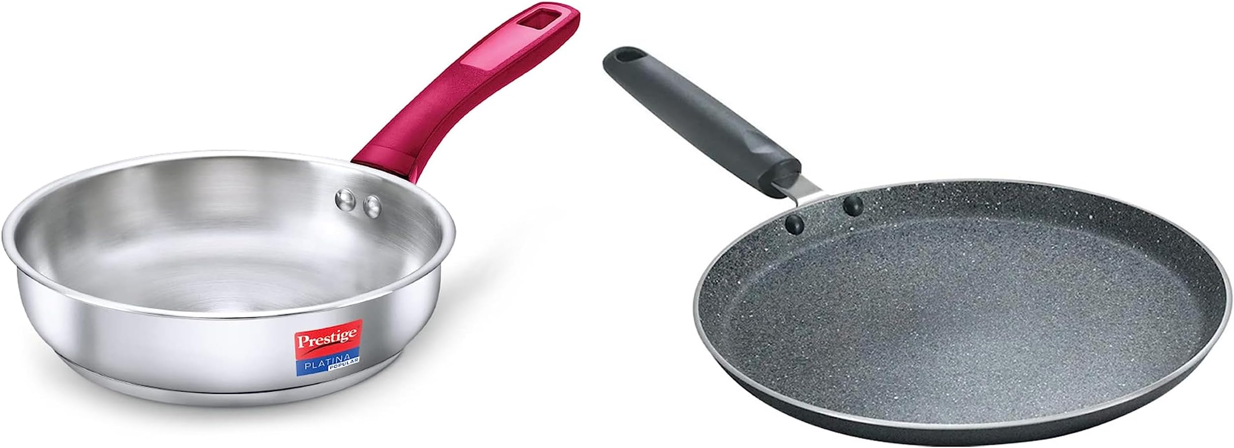 Buy Prestige Platina Popular Gas and Induction Compatible Fry Pan, 240 ...