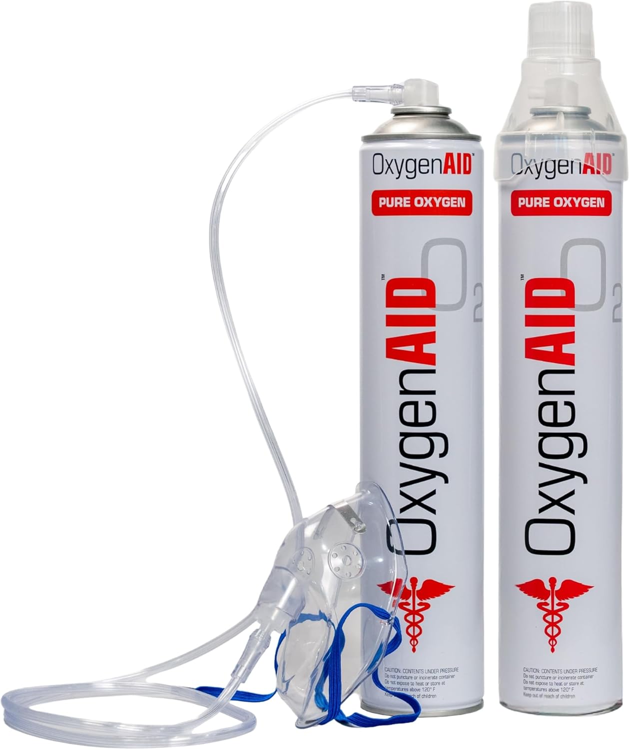 Amazon.com : Oxygen Aid - Extra Tall 99.5% Oxygen Canisters - Includes Facemask & Rebreather ...