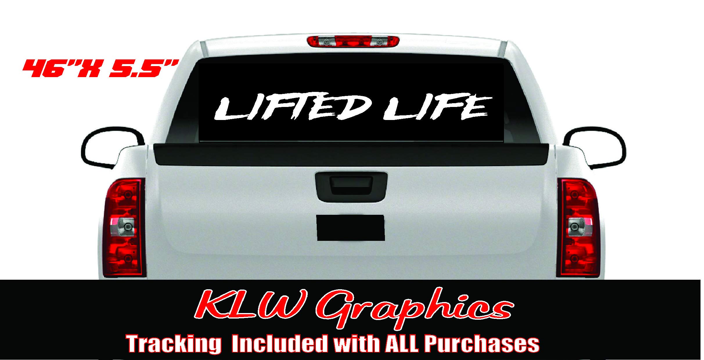 Lifted Truck Window Stickers