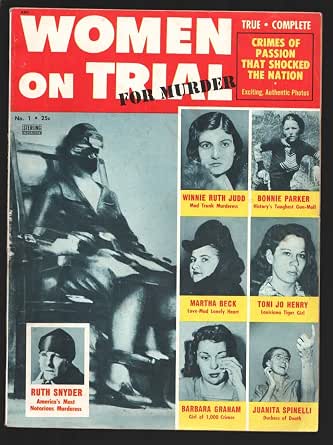 Amazon.com: PULP MAG: Women On Trial For Murder #1 1956-1st issue ...