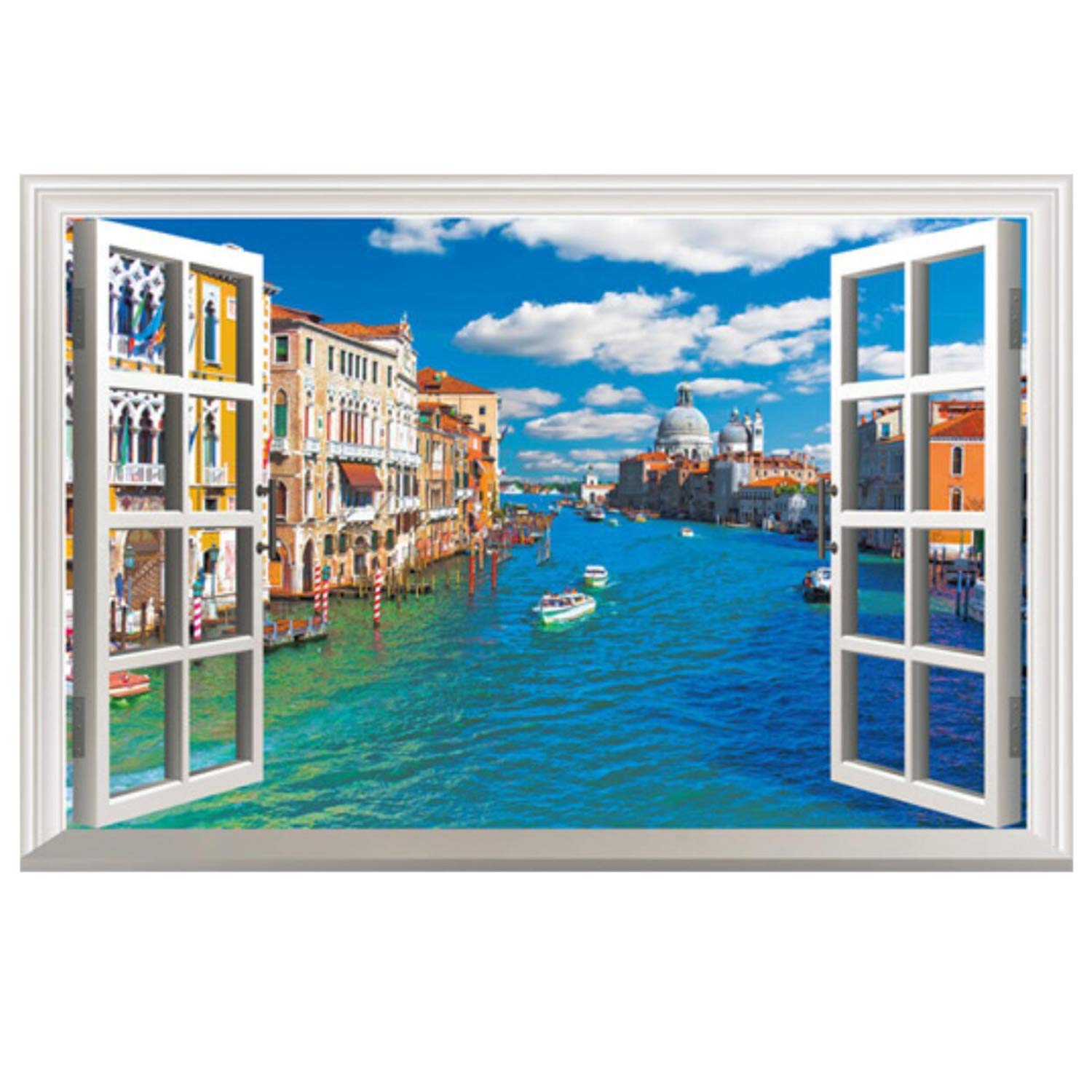 Buy Fake Window Wall Decal heads Stickers for Wall Faux Windows for ...