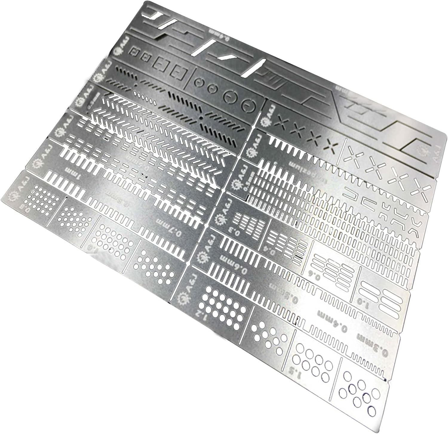 MOUDOAUER Gundam Repait Modeling Craft Tool, Steel Auxiliary Stencil ...