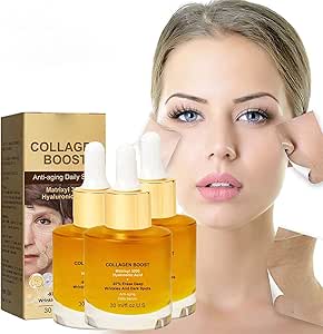 Advanced Collagen Boost Anti Aging Serum,Skincare Glow And Protect Serum,facial essence, tighten ...