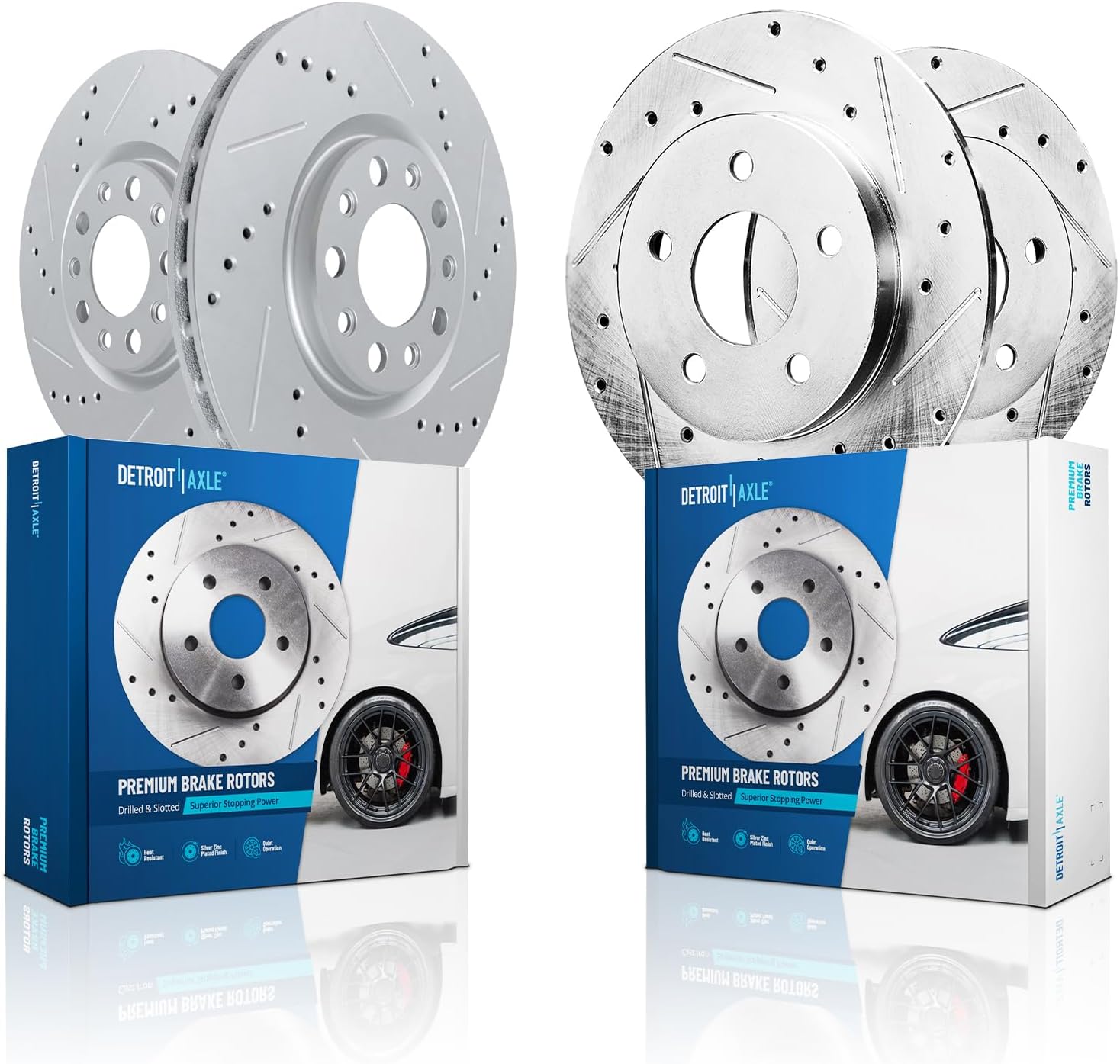 Amazon.com: Detroit Axle - Brake Rotors for Jeep 2017 Compass [4-Wheel ...