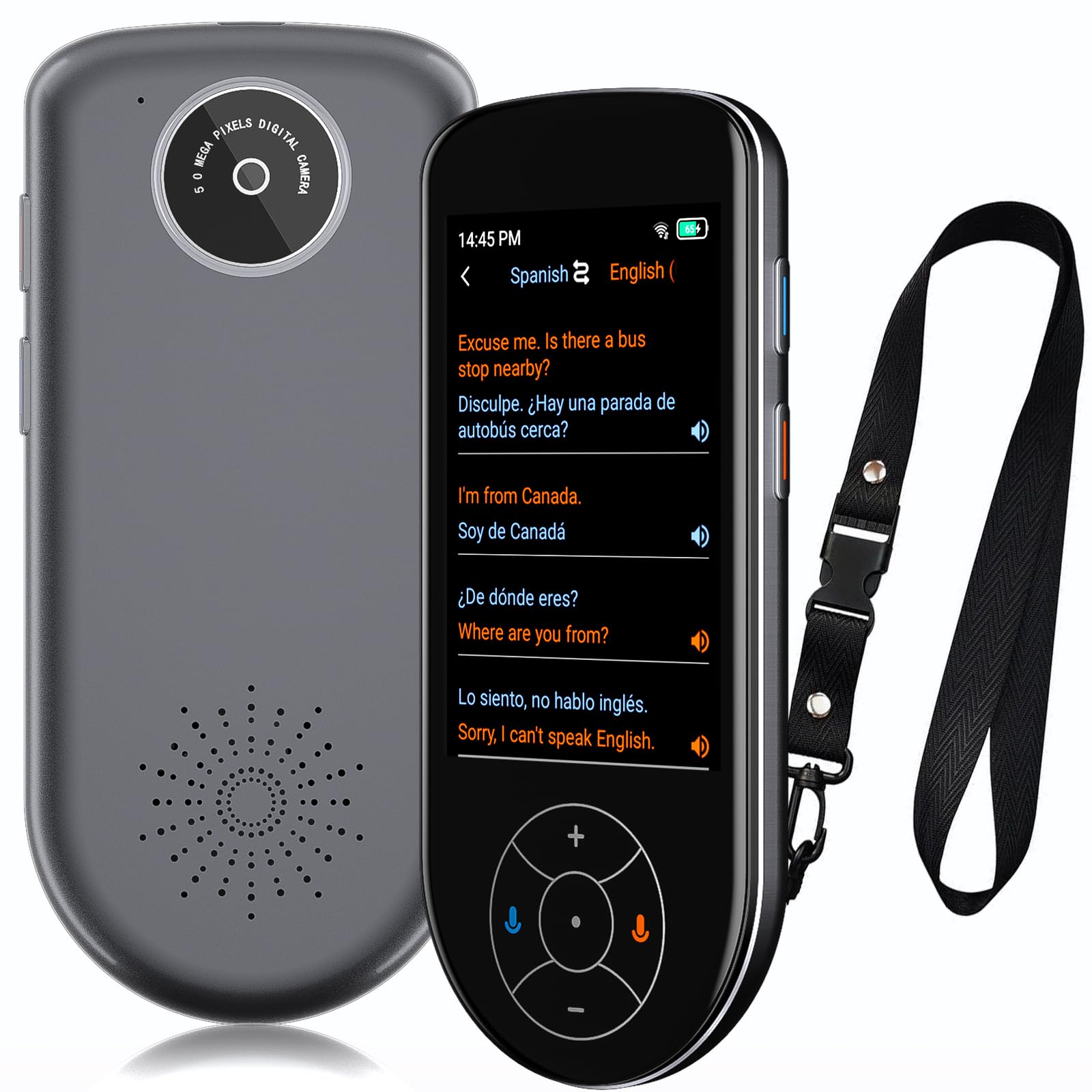 Language Translator Device No WiFi Needed, Two-Way AI Voice Translation ...