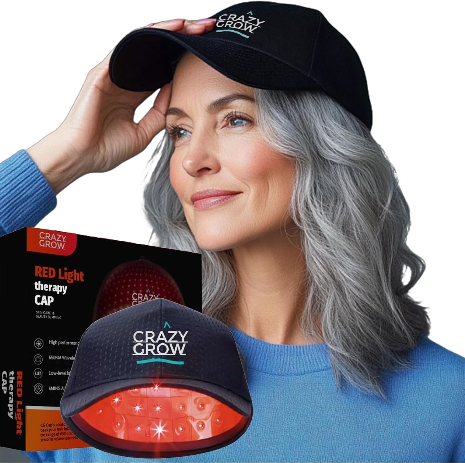 Amazon.com: Laser Therapy Hair Growth Comb Model:Lasercomb-001, Hand ...