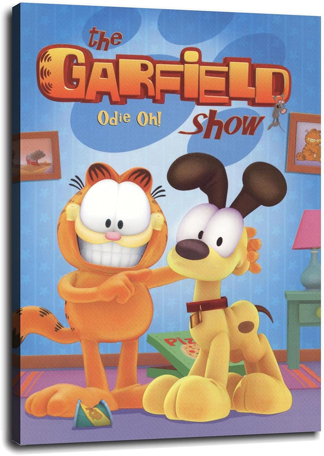 Amazon.com: Abcljks Garfield And Friend Canvas Prints Odie Garfield ...