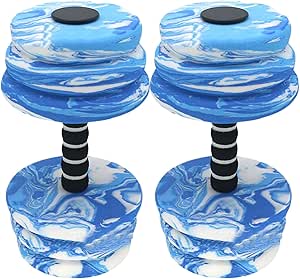 Dumbbell Set – Lightweight Foam Aquatic Dumbbells, Waterproof EVA Pool ...