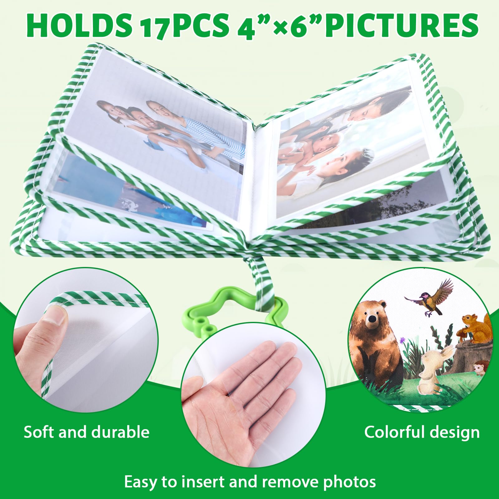 Snapklik.com : Babys My First Family Album Soft Photo Cloth Book ...