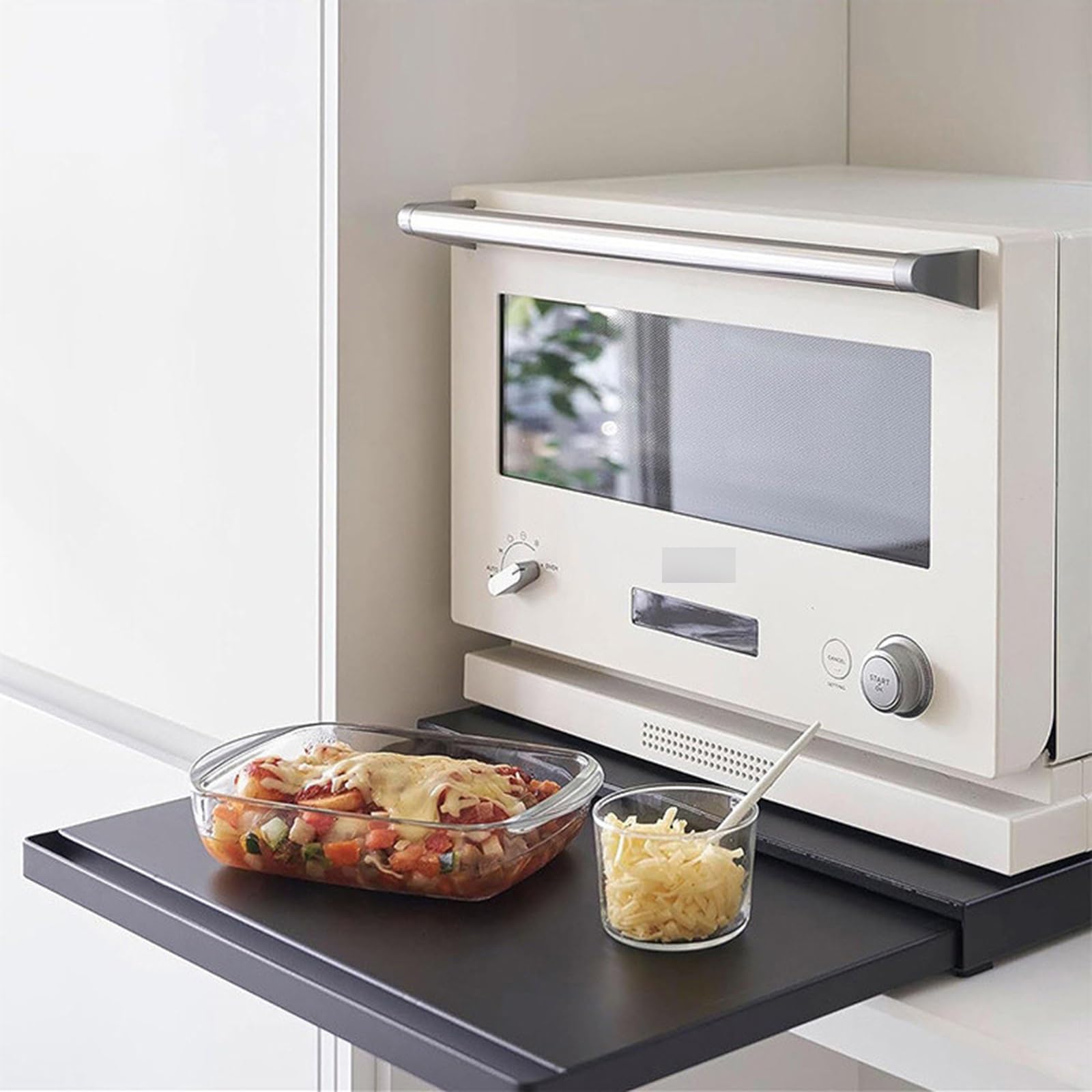 Amazon.com: TRWWFEXO Kitchen Countertop Pull-Out Organizer, Carbon ...