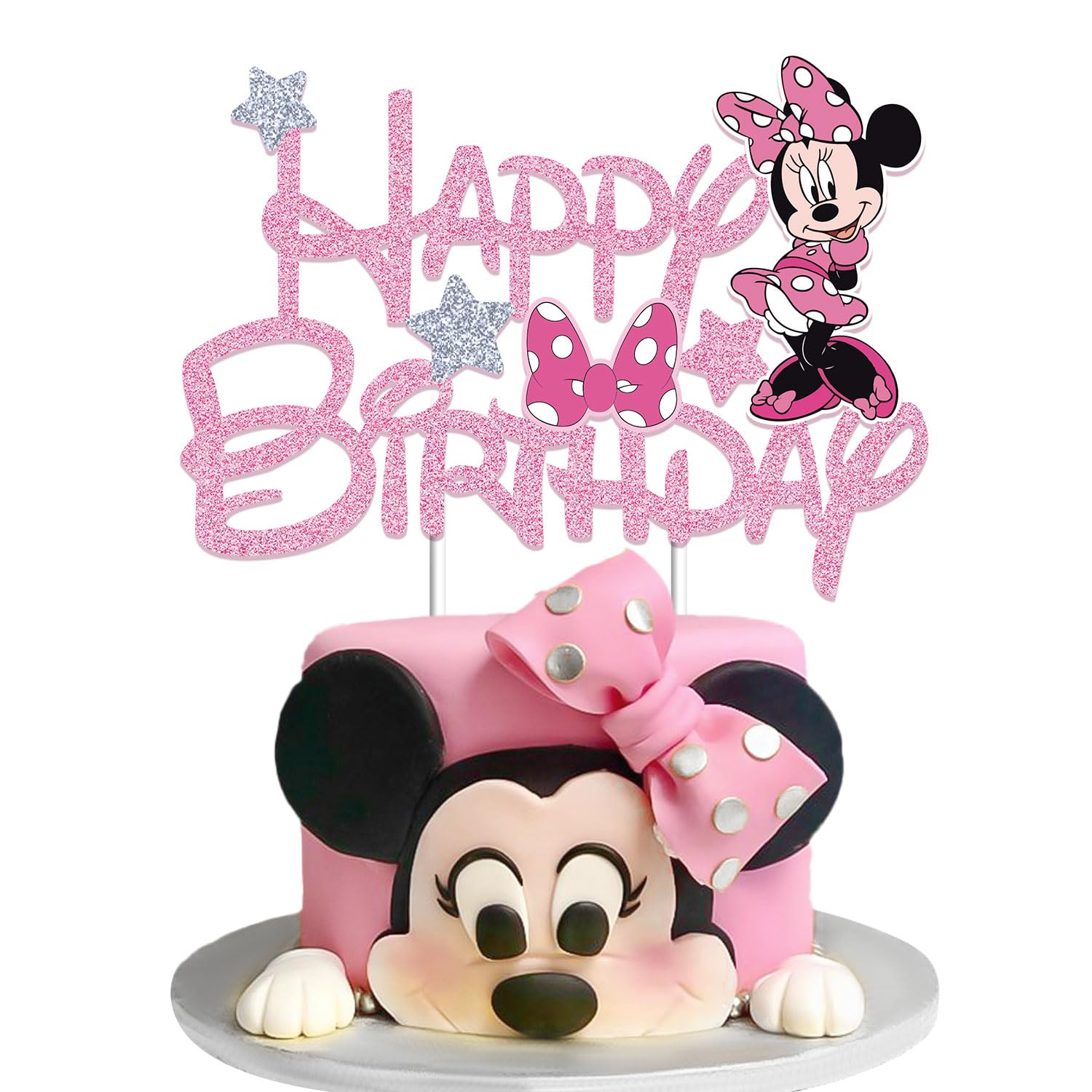 Pink Minnie Mouse Birthday Clipart