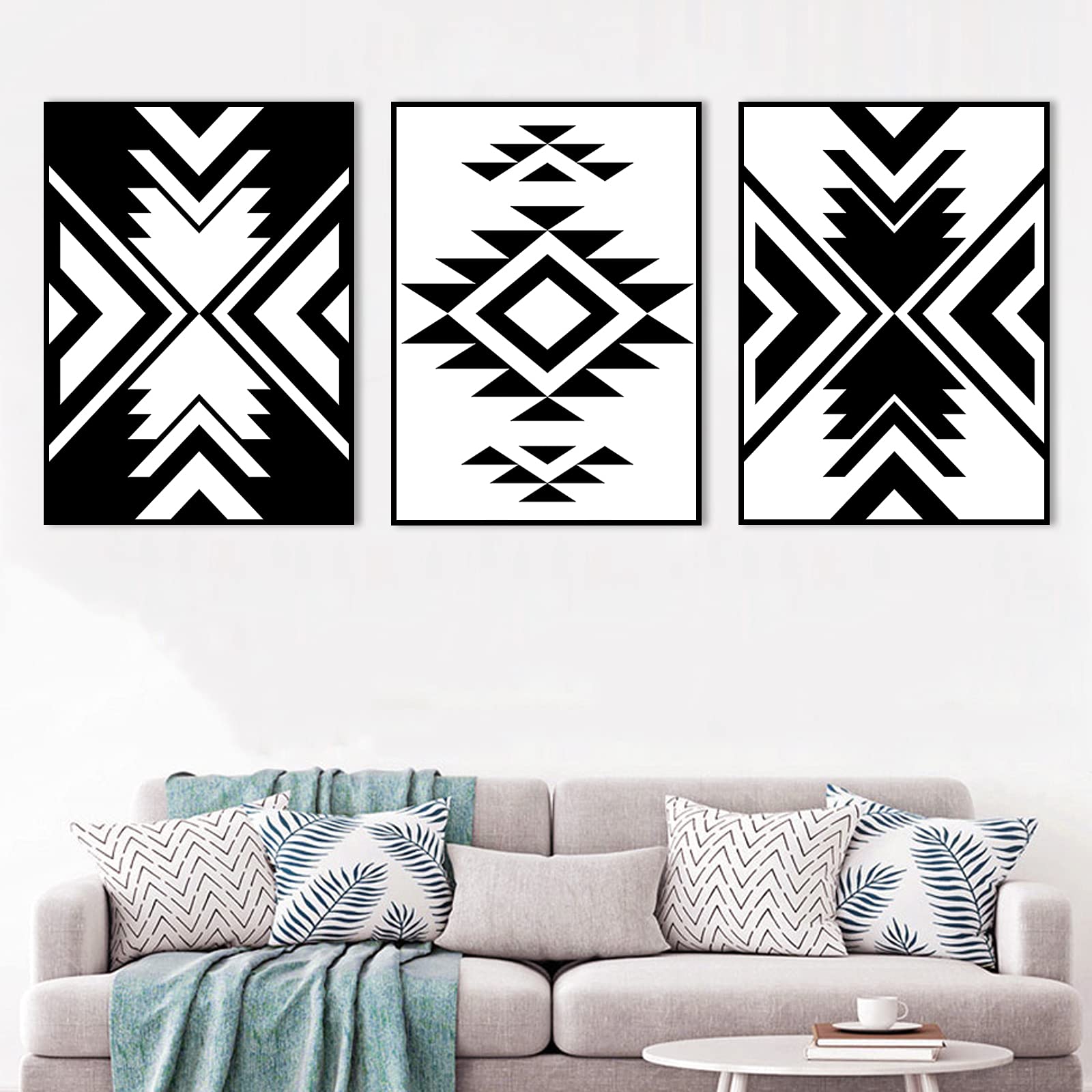 Aztec Art Patterns Black And White