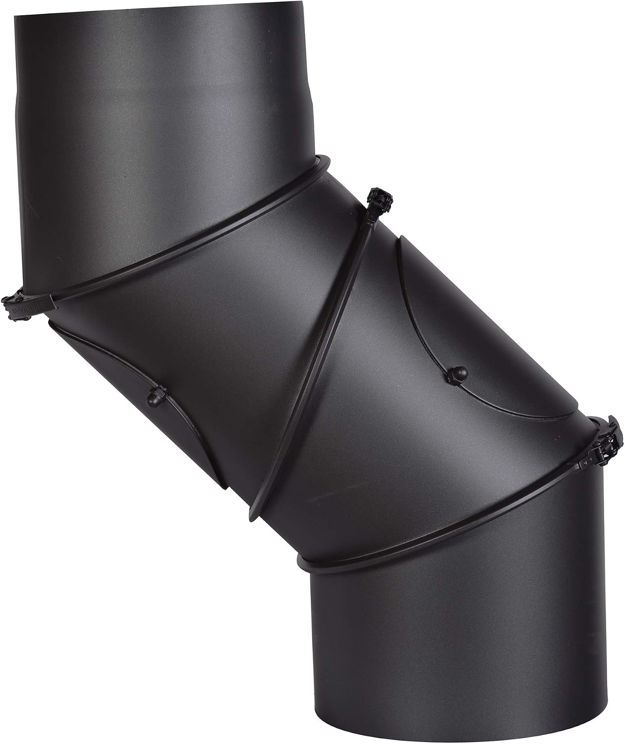 FIREFIX R200/UB Universal Stove Pipe Bend Black : Amazon.co.uk: DIY & Tools