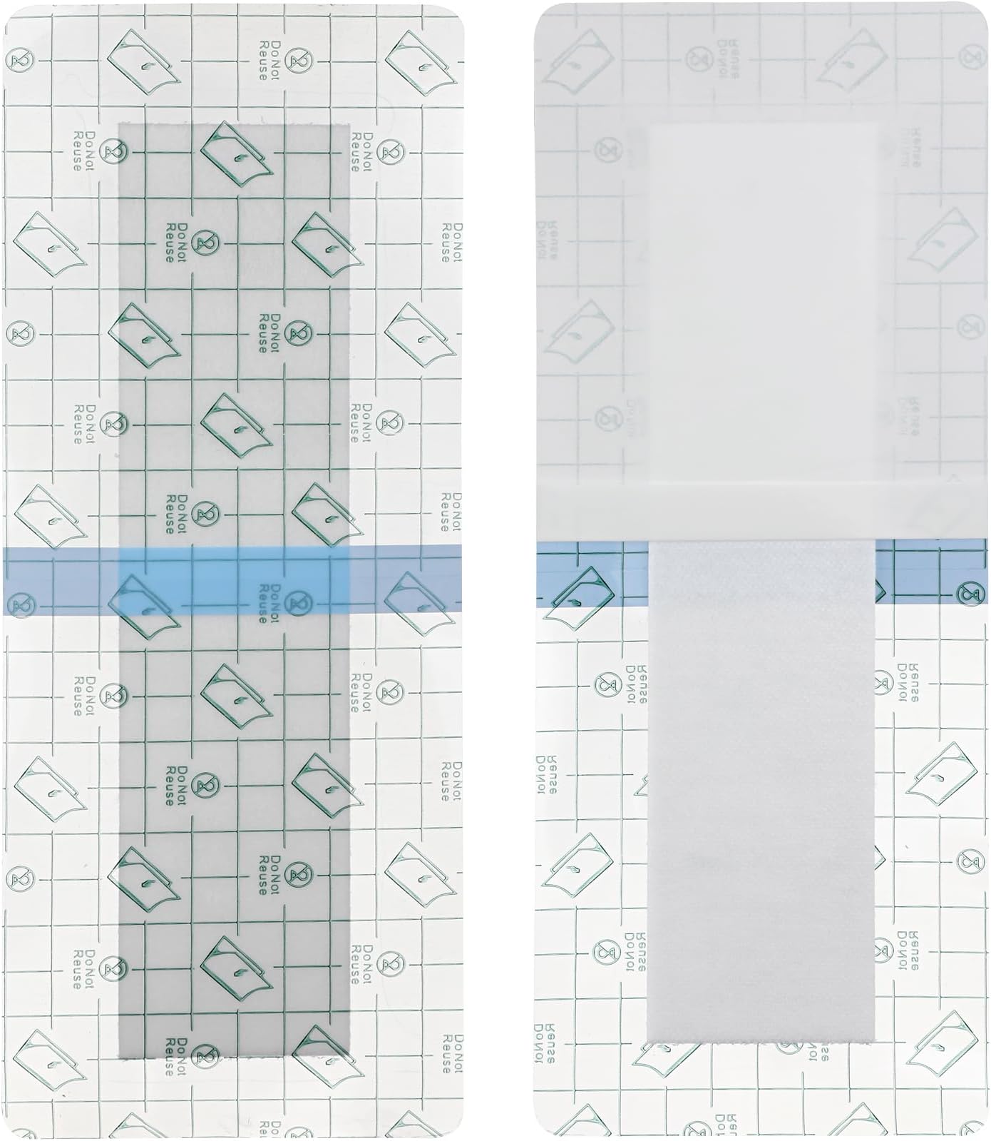 Amazon.com: BBTO 50 Pieces Transparent Clear Adhesive Bandage Stretch ...