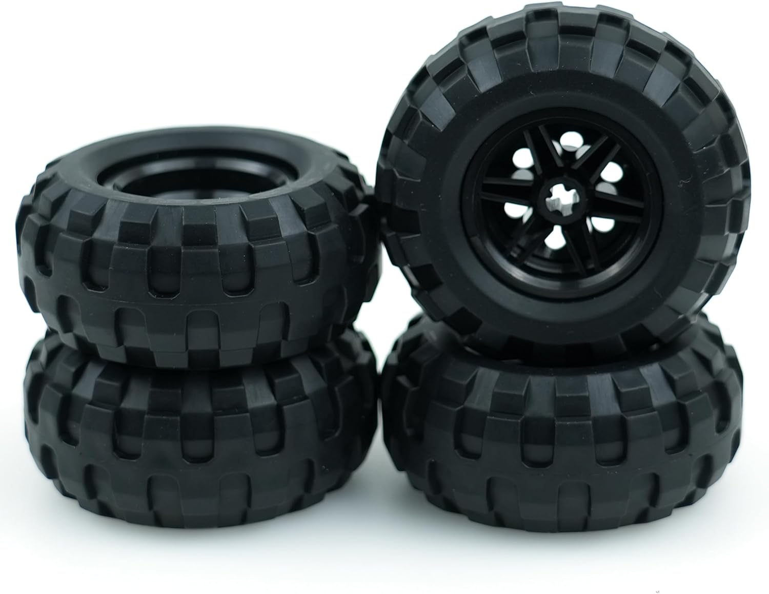 Amazon.com: MALEKO Technical Tires and Wheels Parts- 4 PCS Tires Dia ...
