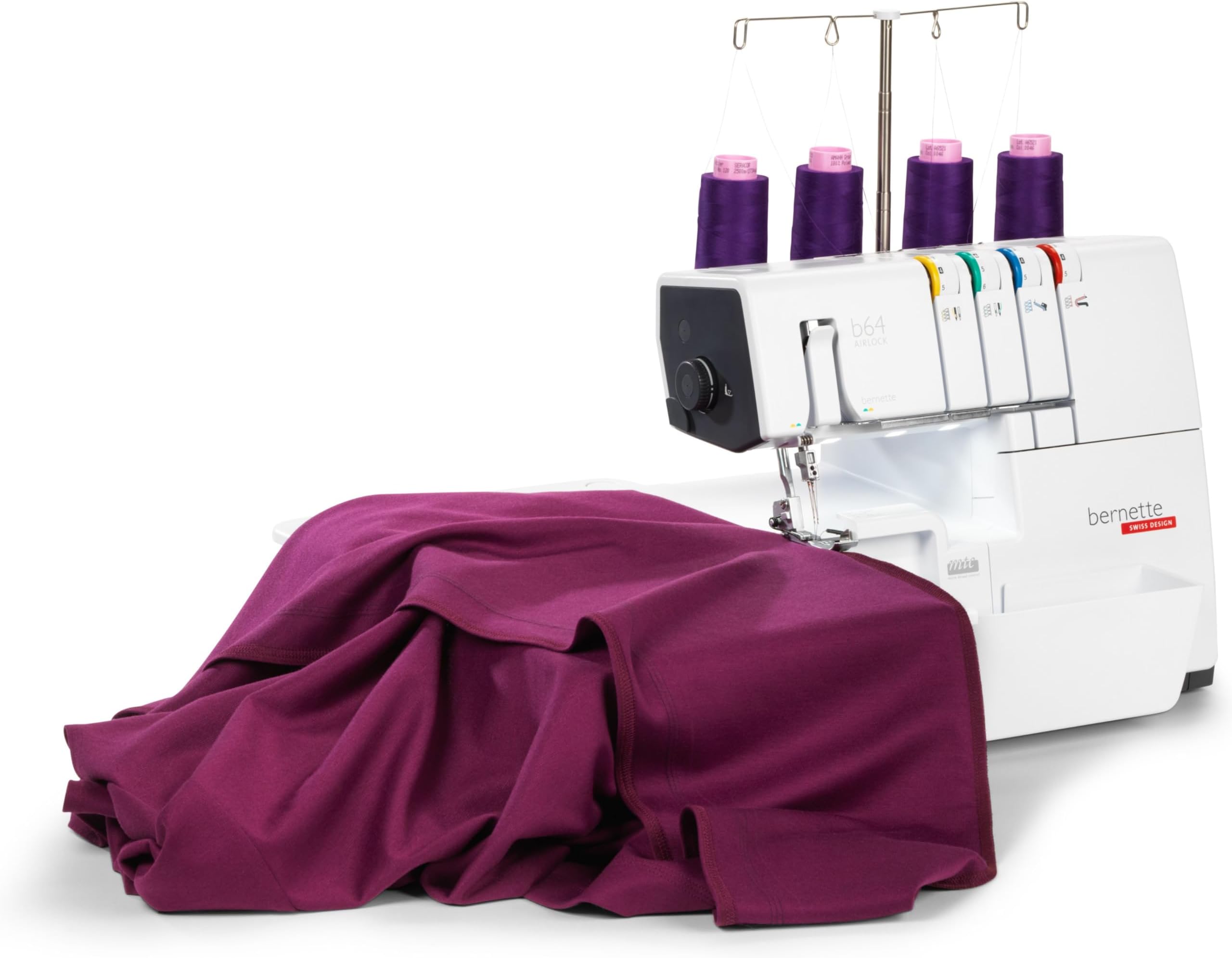Amazon.com: Bernette B64 Airlock Serger Overlocker with Air Threading ...