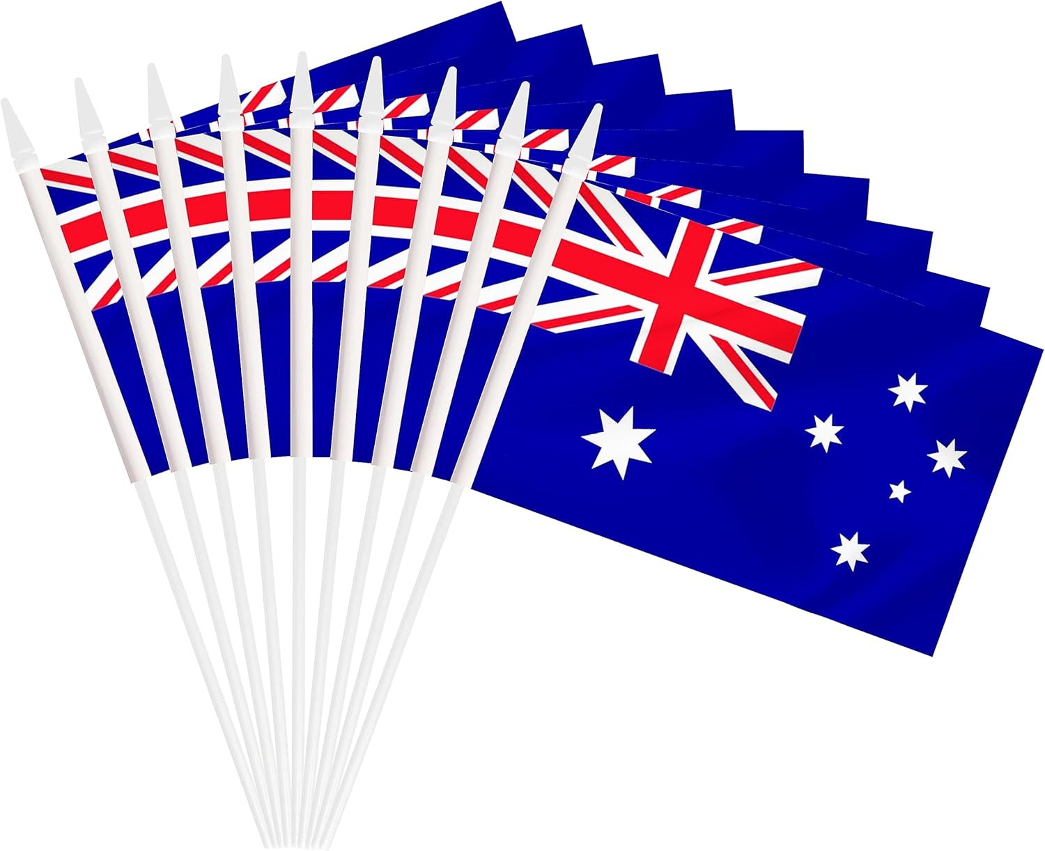 Amazon.com: 25 Pack Australia Mini Flags, Australian Small Miniature ...