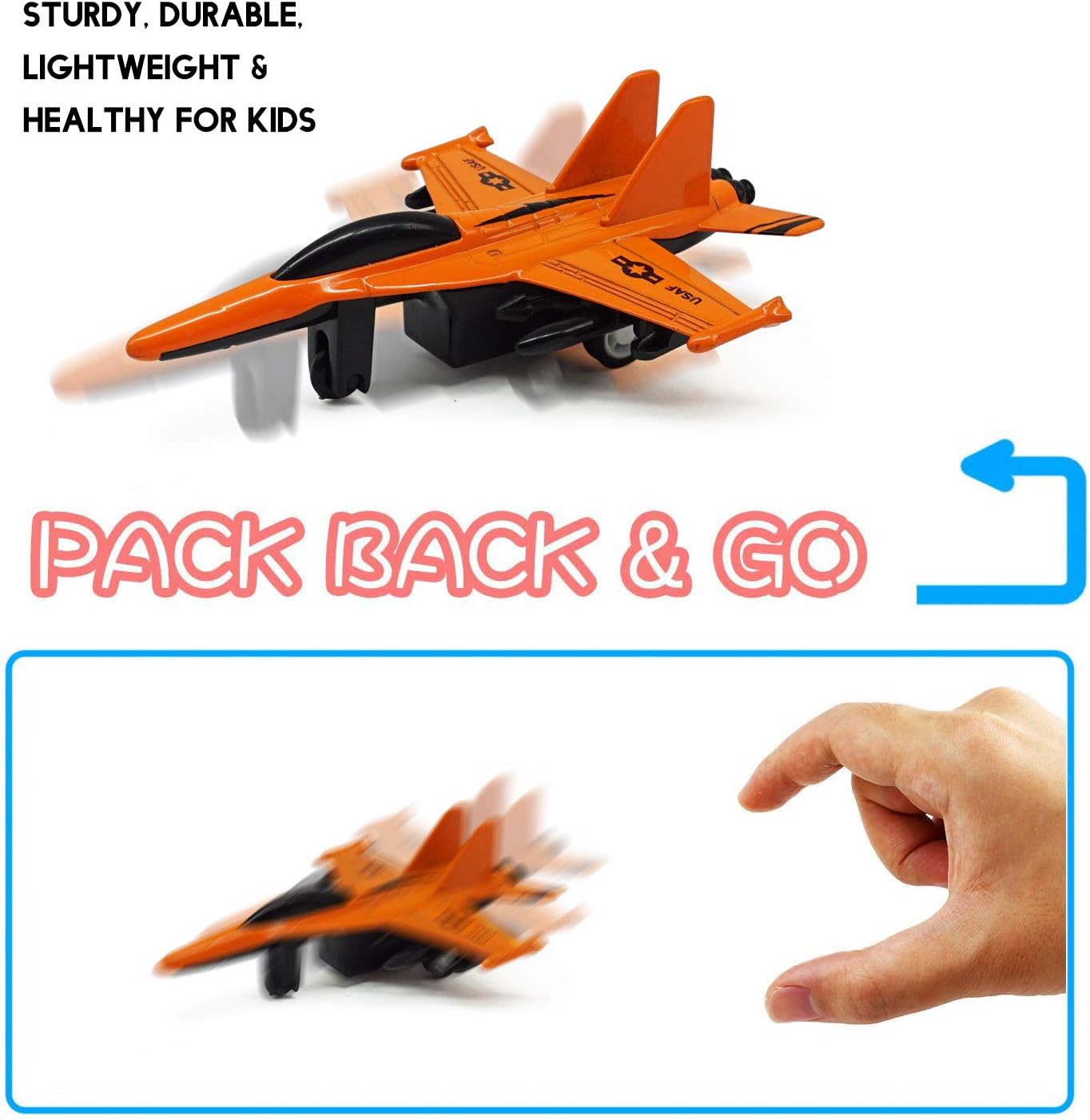 Buy CORPER TOYS Fighter Jet Military Toy Airplane Die Cast Aircraft ...