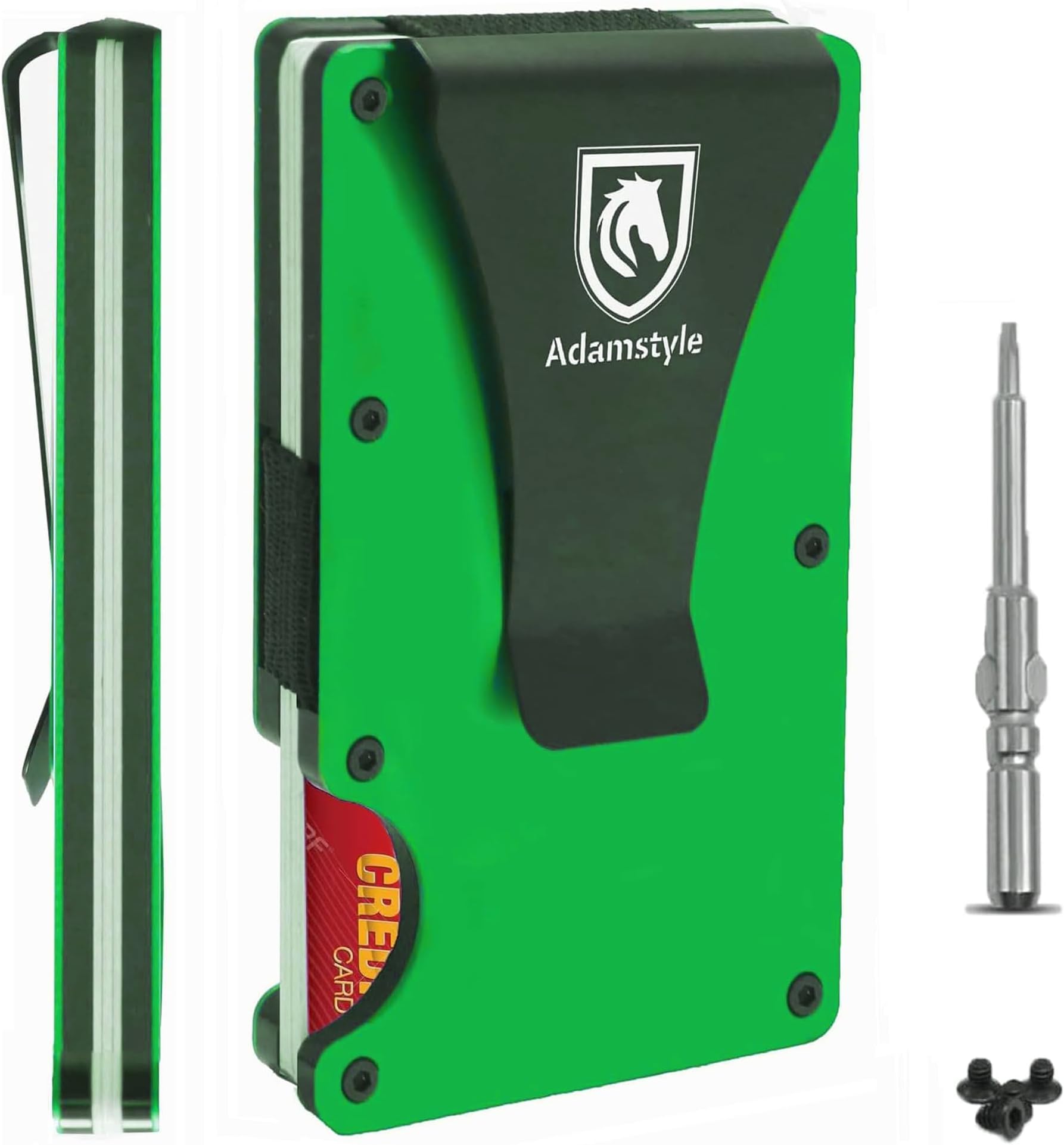 Amazon.com: Metal Wallets for Men - Slim Wallet, RFID Blocking, Compact ...