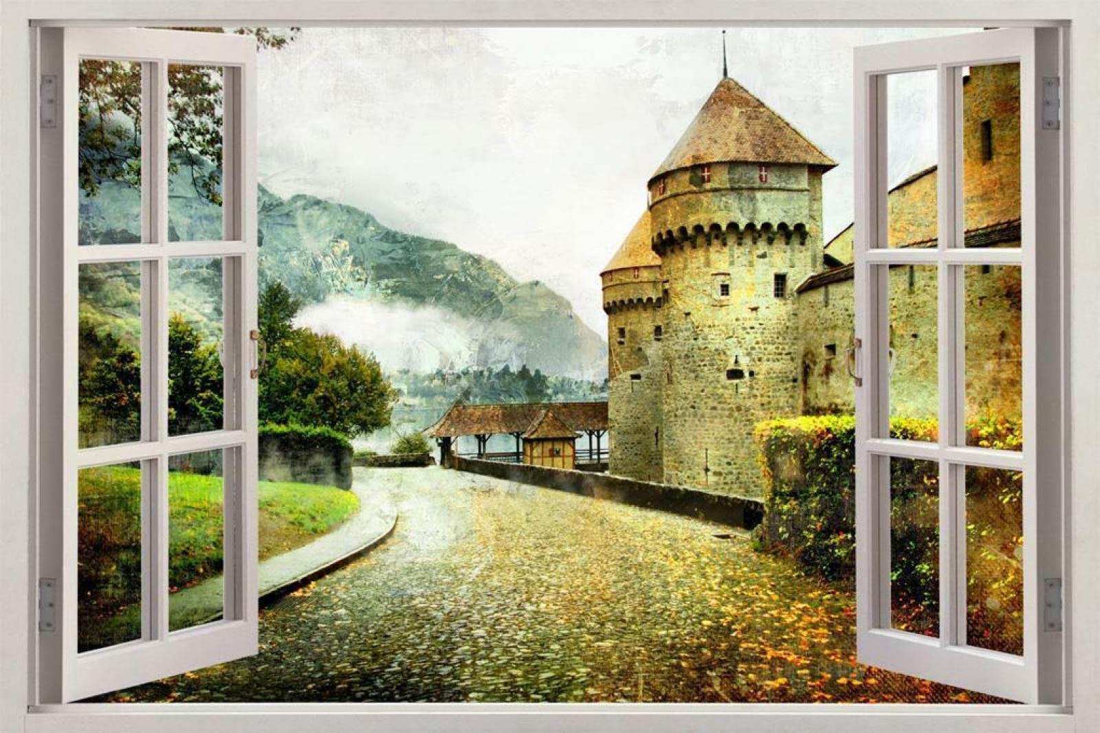 Castle 3d Window Castle Window V1 3D Model $9 .ma .obj .fbx .max