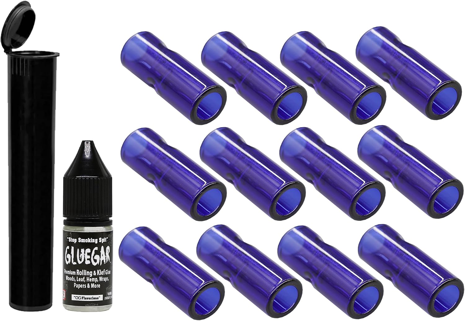 Amazon.com: Glass Tips-12 Pack- Variety Sizes & Colors (8mm,10mm,12mm ...