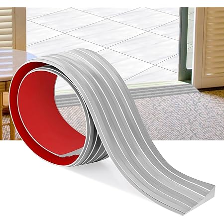 Amazon.com: Rubber Door Threshold Ramp Self-Adhesive Rubber Ramp for ...
