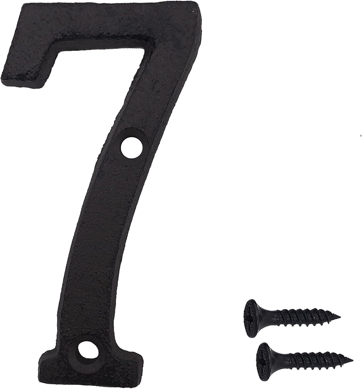 Amazon.com: TripDock 3 Inch Wrought Iron House Number, Matching Screws ...