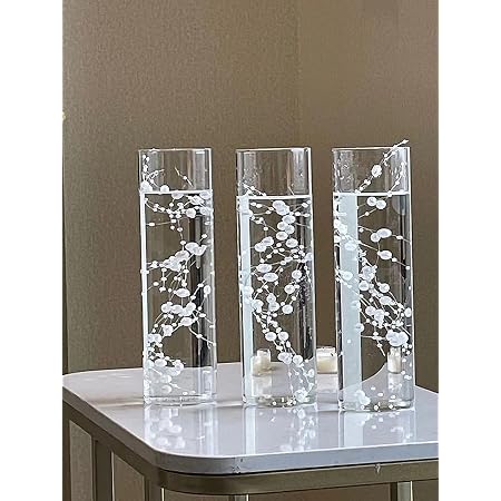Amazon.com: 50Pcs Floating Pearl Strings for Floating Candles, Faux ...