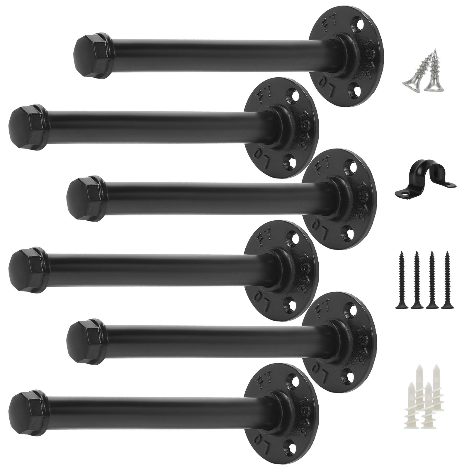 Buy EGASON Pipe Shelf Brackets 6 Packs Iron Pipe Brackets Industrial buy-egason-pipe-shelf-brackets-6-packs-iron-pipe-brackets-industrial