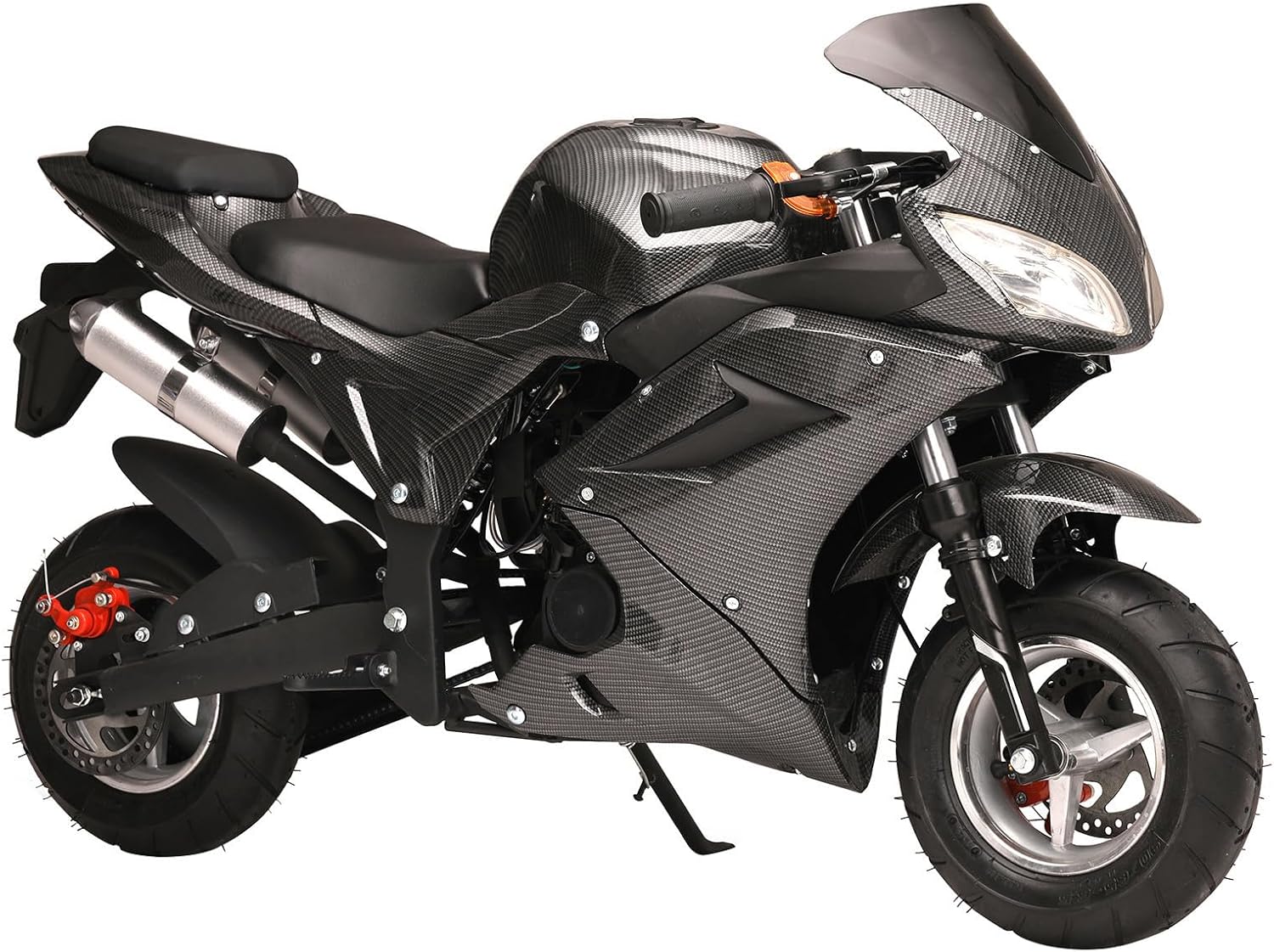 Amazon.com: BESUFY 49cc 4-Stroke Pocket Rocket Motorcycle, Gas Pocket ...