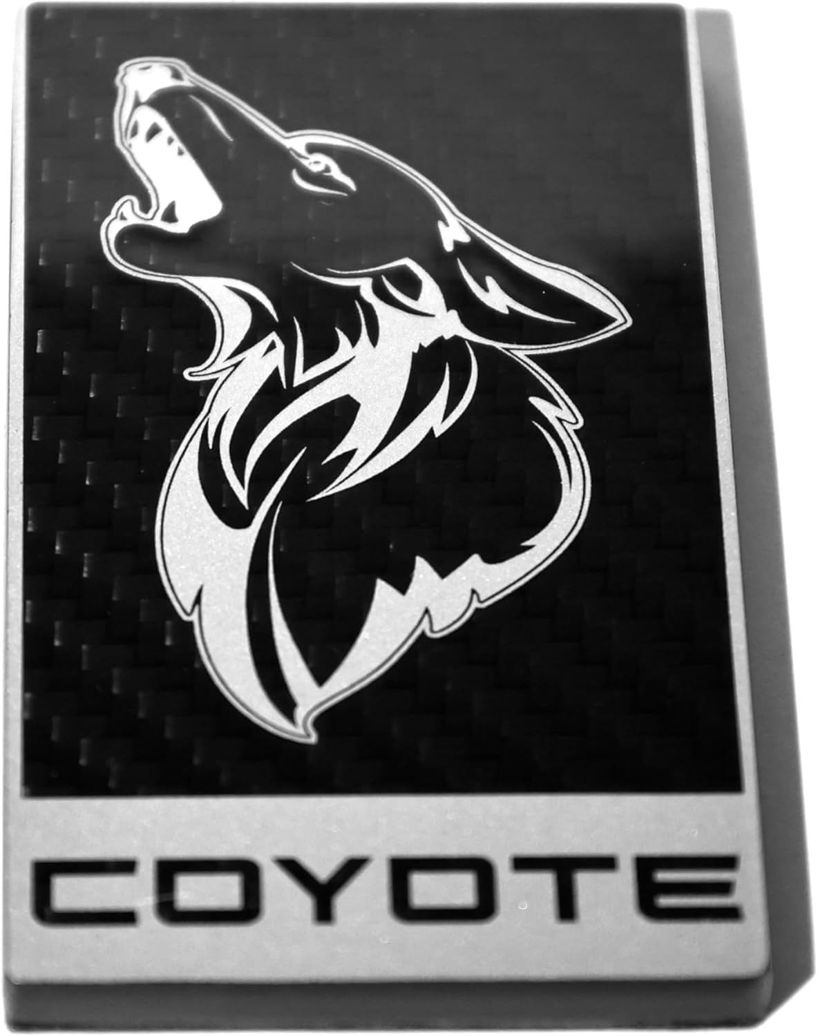 Amazon.com: MF Auto Designs - for Mustang GT - Carbon Fiber Howling Coyote Badge - Black - GT350 ...
