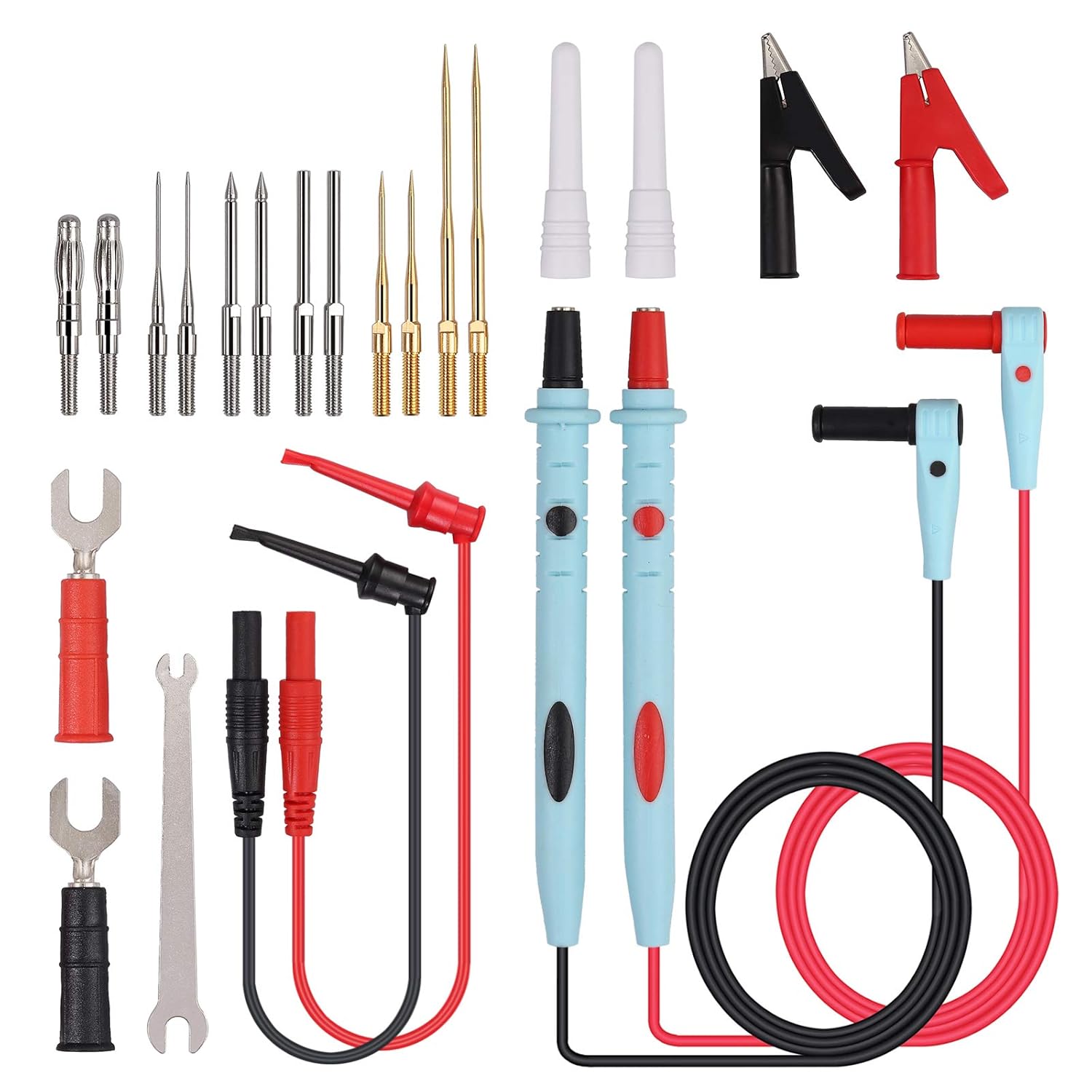 Industrial & Scientific Kamtop 23Piece Blue Multimeter Leads Kit with ...